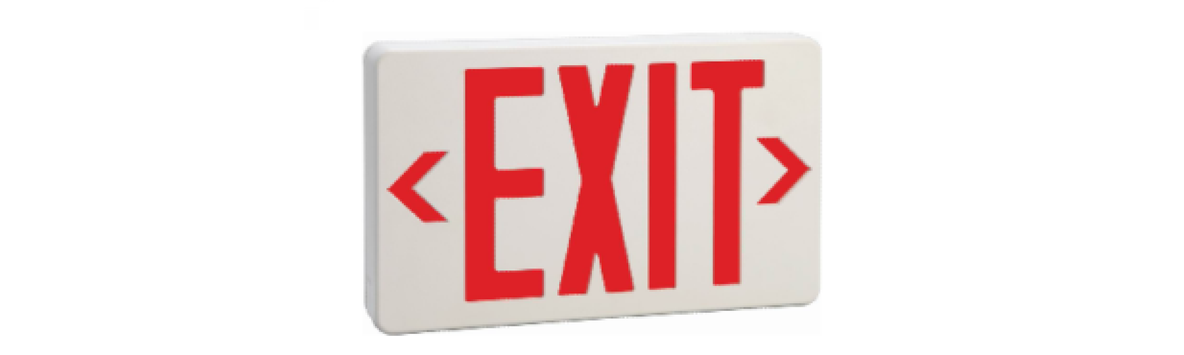 LED Lighting All-Pro Red LED Hardwired Exit Light