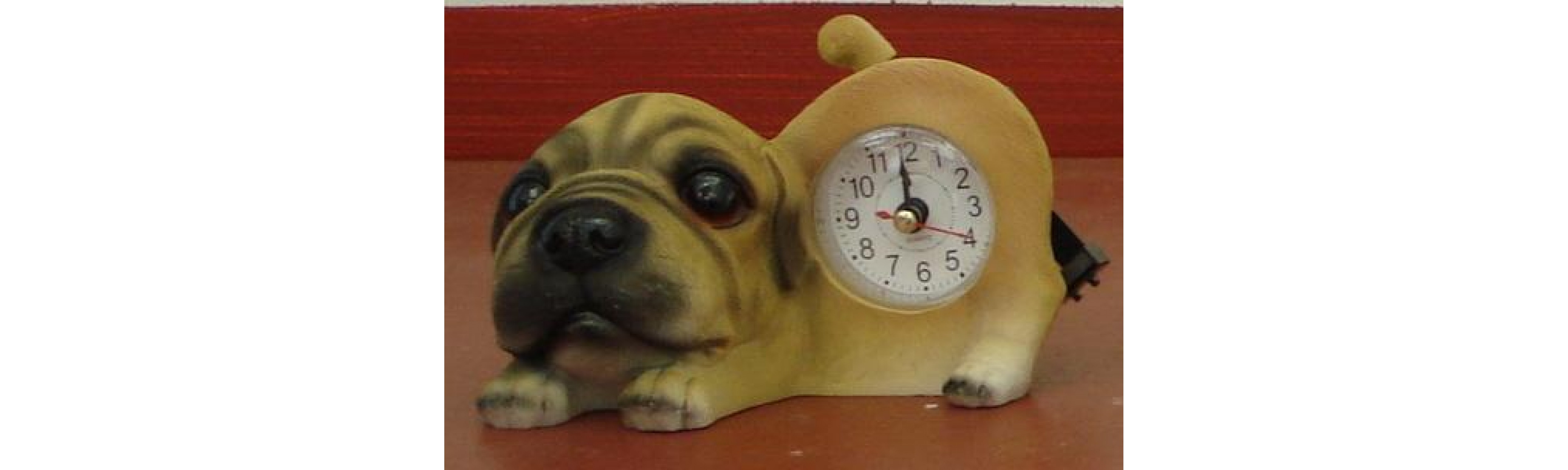 Gift Animal Dog With Clock 24 Ctn 6 X4 5